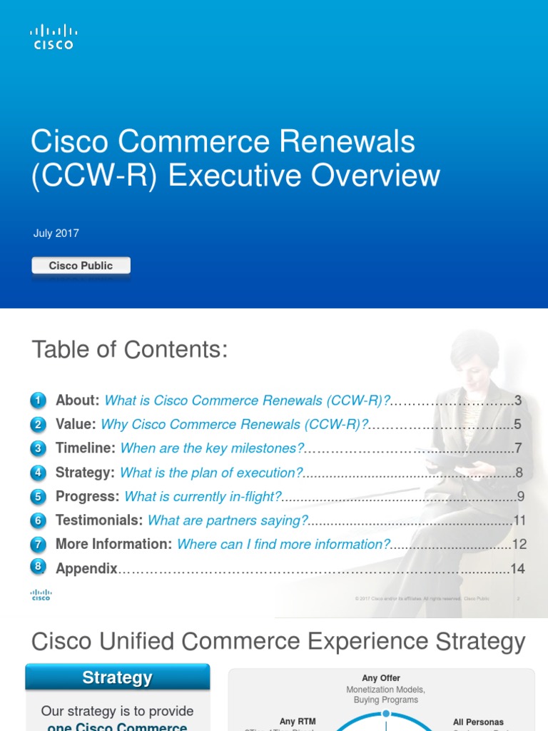 CCW-R Executive Deck External | PDF | Subscription Business Model ...