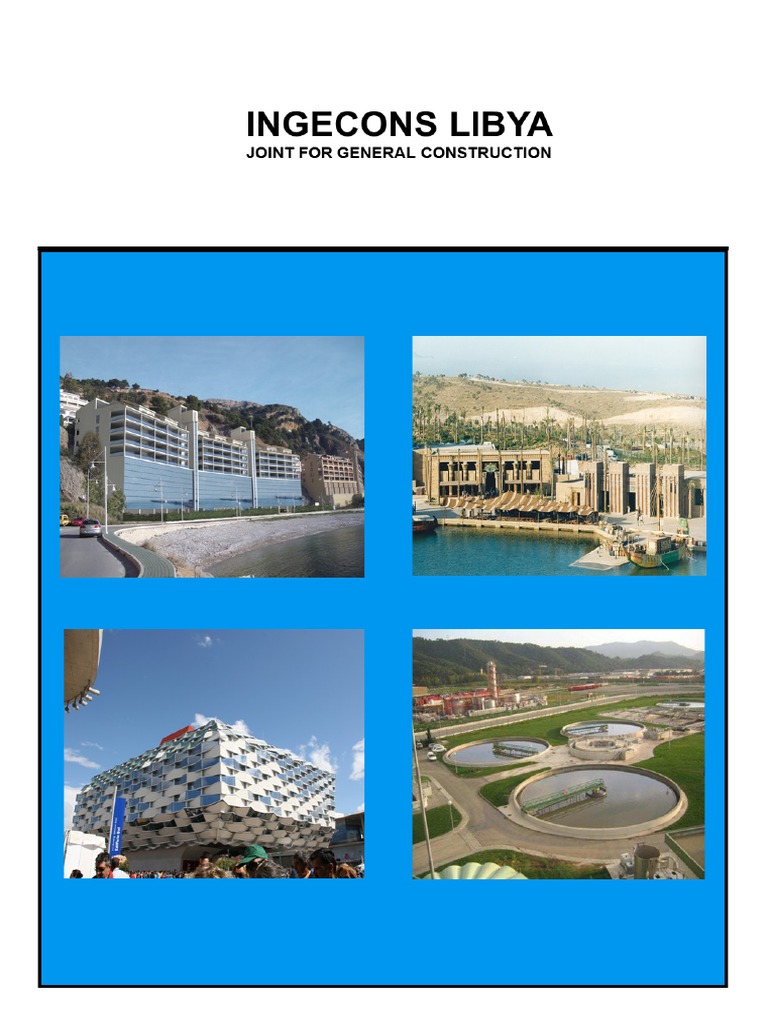 INGECONS LIBYA Construction Overview | PDF | Sewage Treatment ...