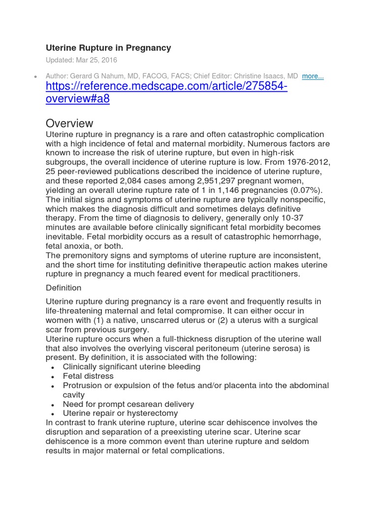 Medscape 2015 | PDF | Caesarean Section | Childbirth