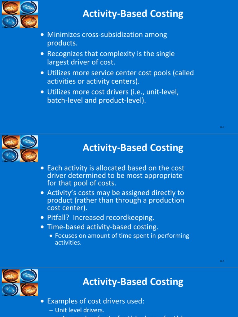 Understanding Activity-Based Costing: A Breakdown of Major Activities ...