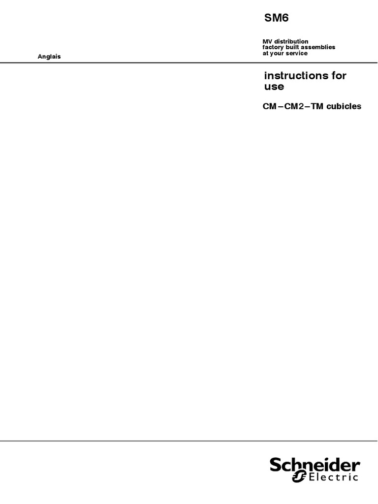 Sm6 CM TM User Manual PDF | PDF | Nut (Hardware) | Fuse (Electrical)