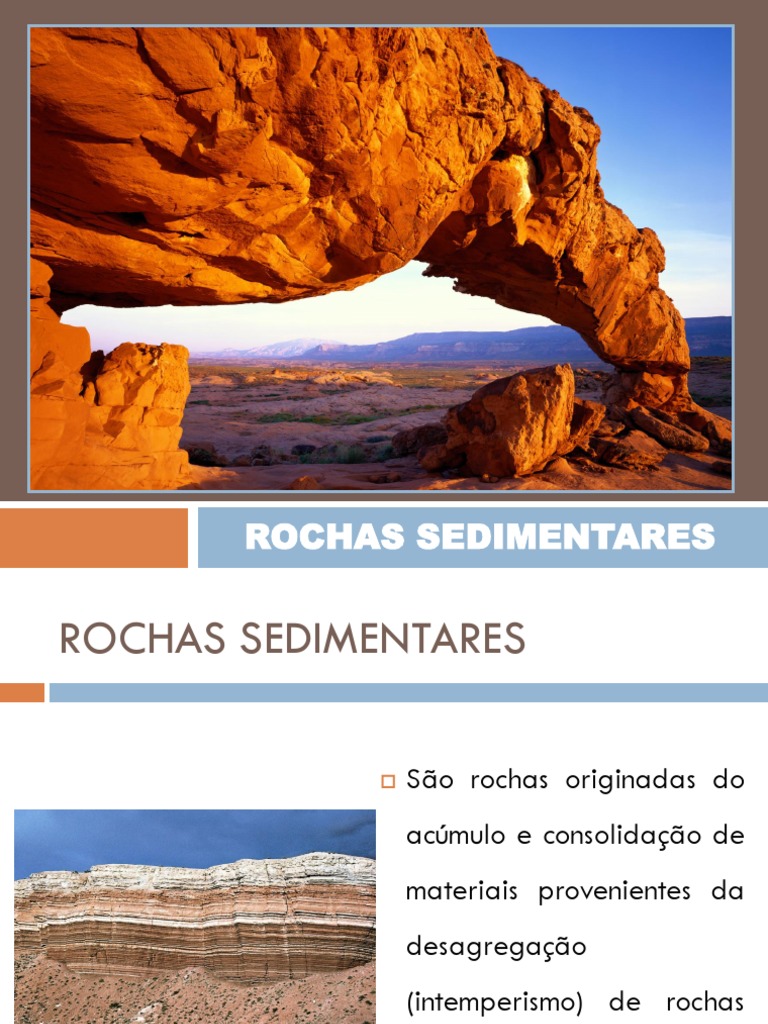 Rochas Sedimentares | PDF | Rocha sedimentar | Intemperismo