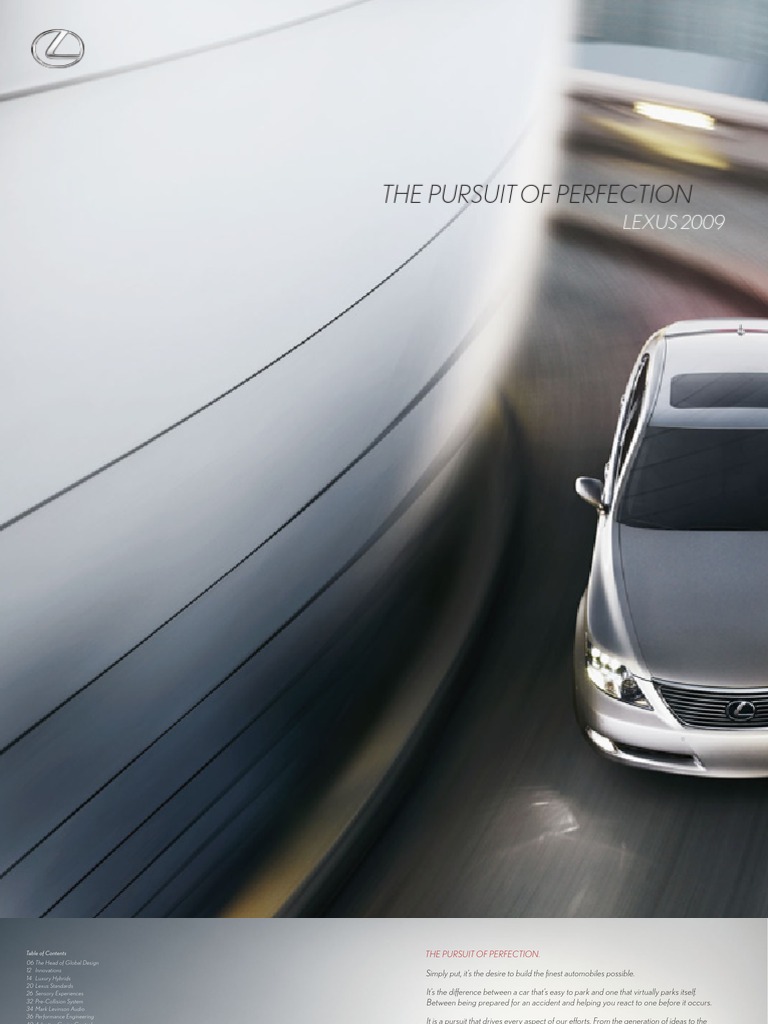 Lexus Brand Brochure | PDF | Lexus | Automotive Technologies
