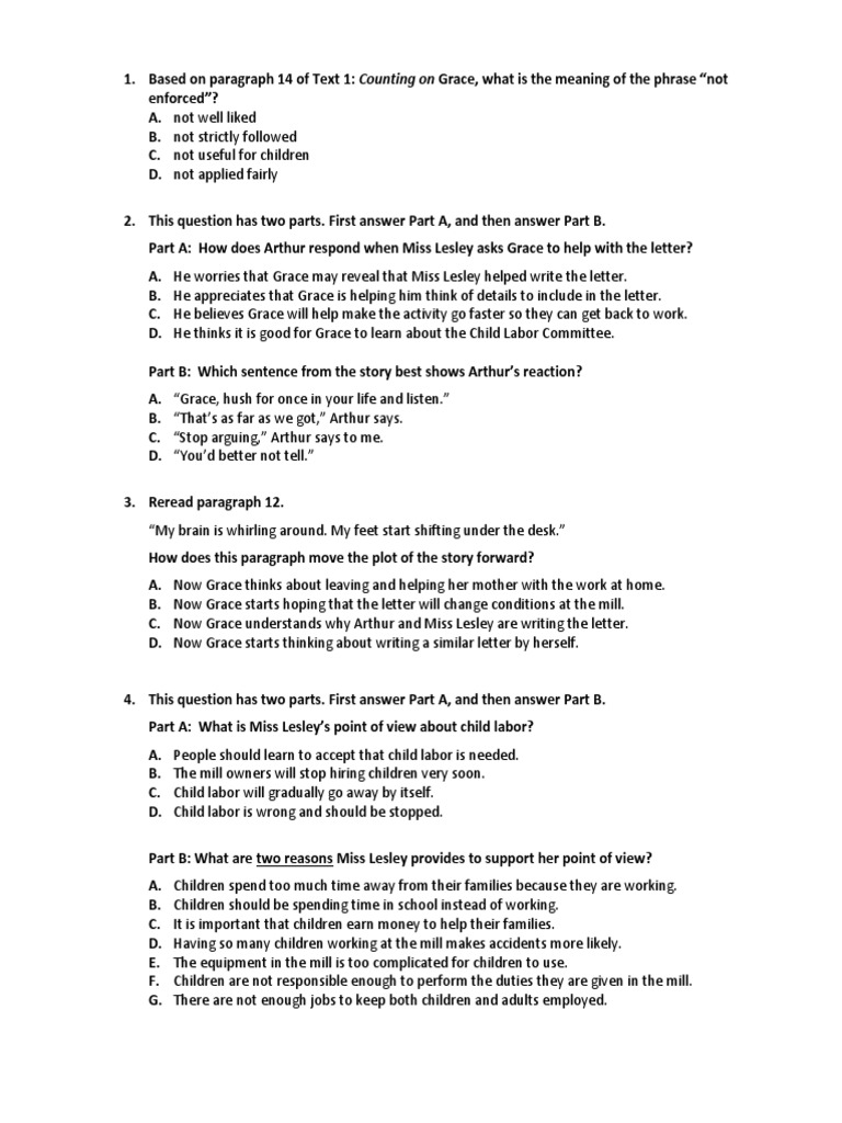 Counting On Grace 6ma 1 | PDF