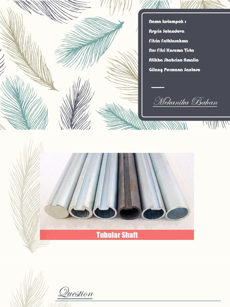 Torsi dan Frekuensi Poros Tubular | PDF