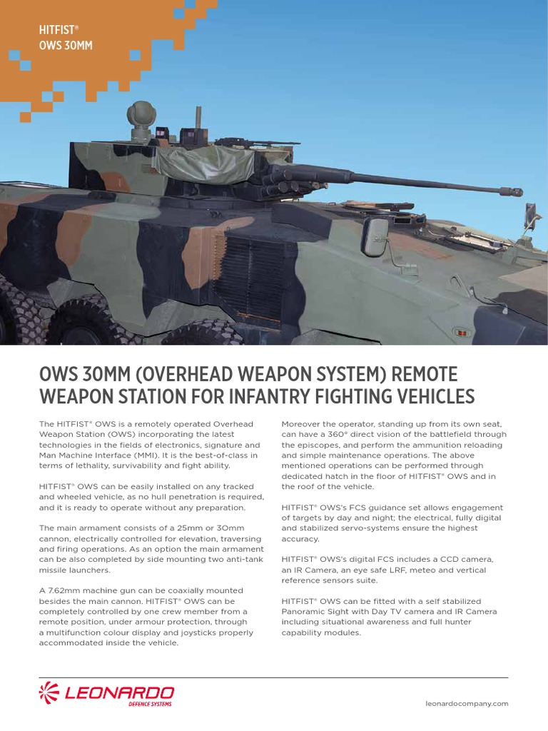 Hitfist Ows 30mm LQ Mm08761 | PDF | Anti Tank Warfare | Military Equipment