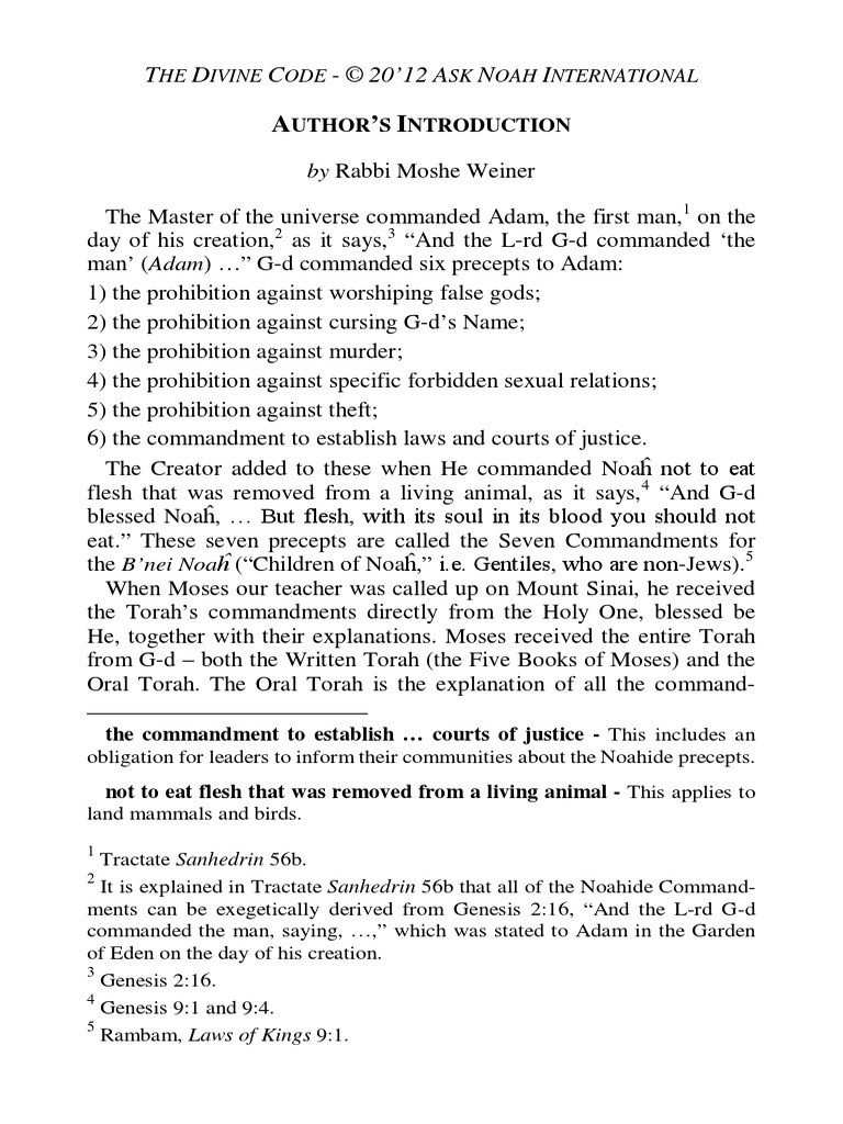 The Divine Code Web1 PDF | PDF | Mitzvah | Torah
