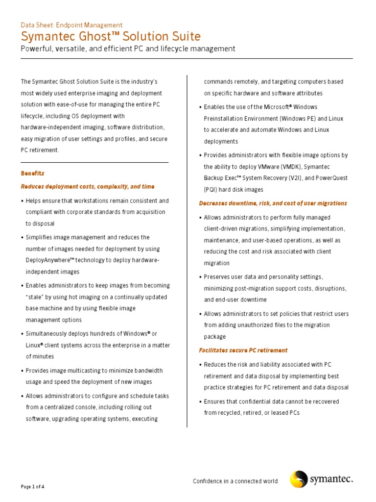 B-Datasheet Ghost Solution Suite 04-2008 14069884.en-Us | PDF ...