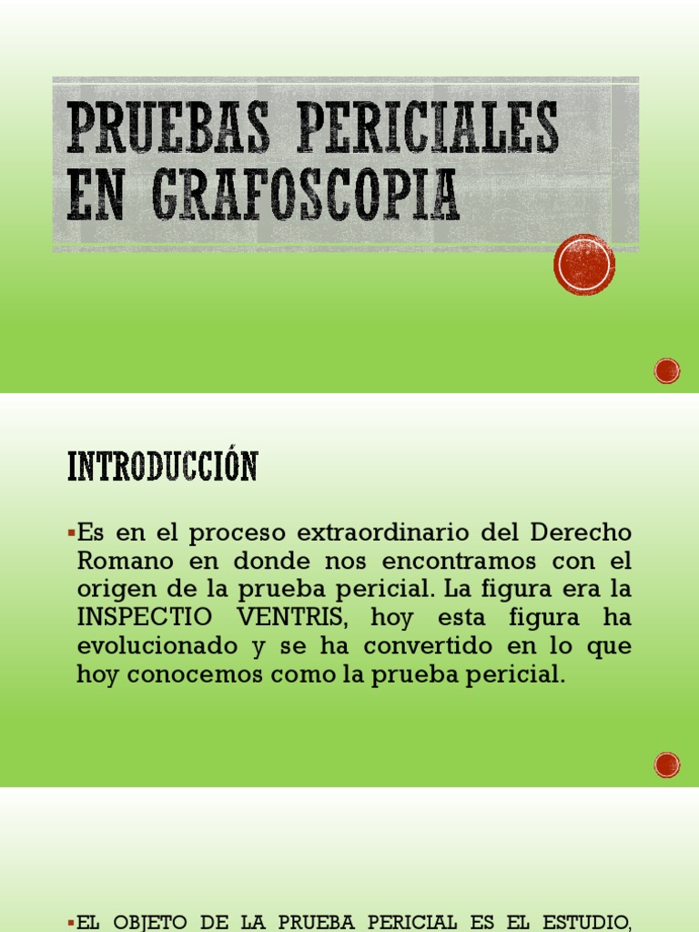 Pruebas Periciales en Grafos | PDF | Testigo experto | Evidencia (ley)