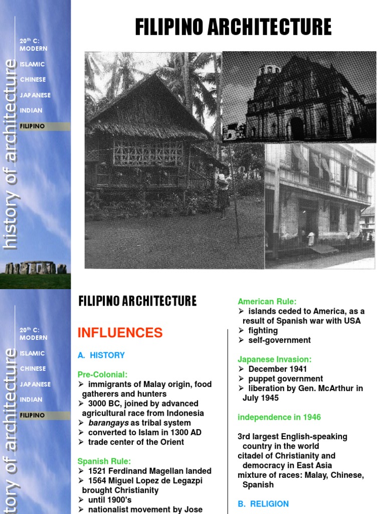 Filipino Architecture PDF | Download Free PDF | Philippines ...