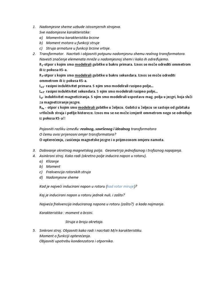 El Strojevi I Pogoni | PDF