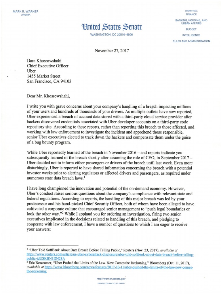11.27.2017 Letter to Uber