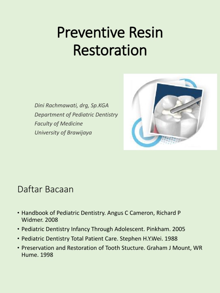 Preventive Resin Restoration | PDF