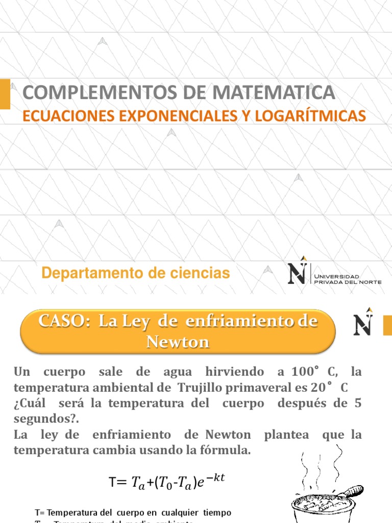 Ecuaciones exponenciales y logarítmicasEl título propuesto es:Ecuaciones exp. y log ...