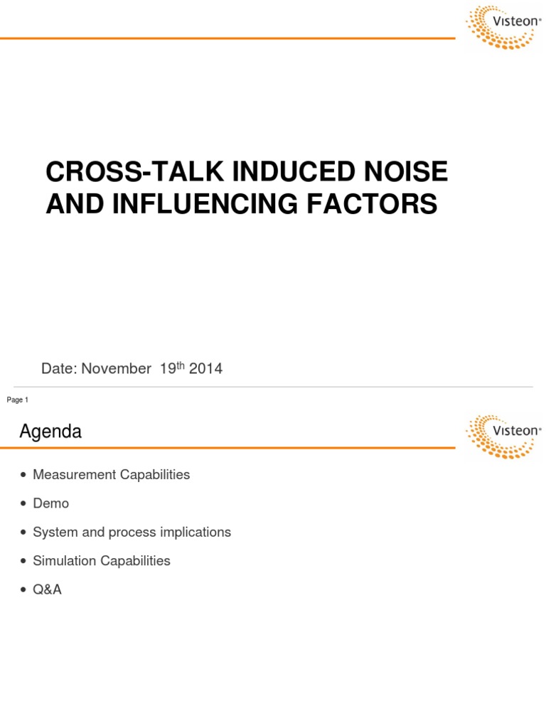 Crosstalk Noise Factors and Measurement | PDF | Printed Circuit Board ...