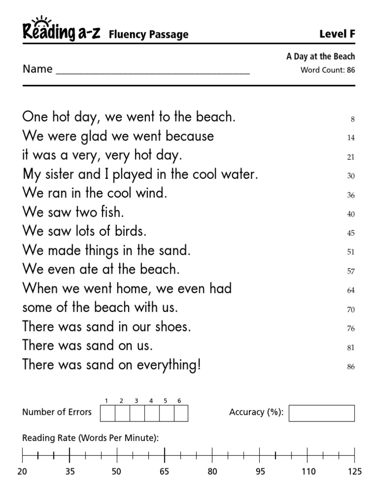 A Day at the Beach: A Short Story | PDF