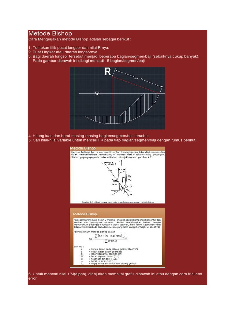 Metode Bishop | PDF