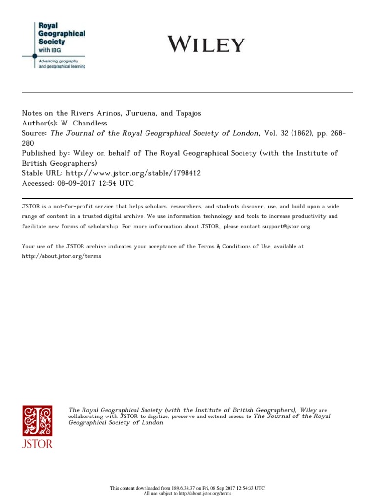 Rio Arinos | PDF | River | Nature