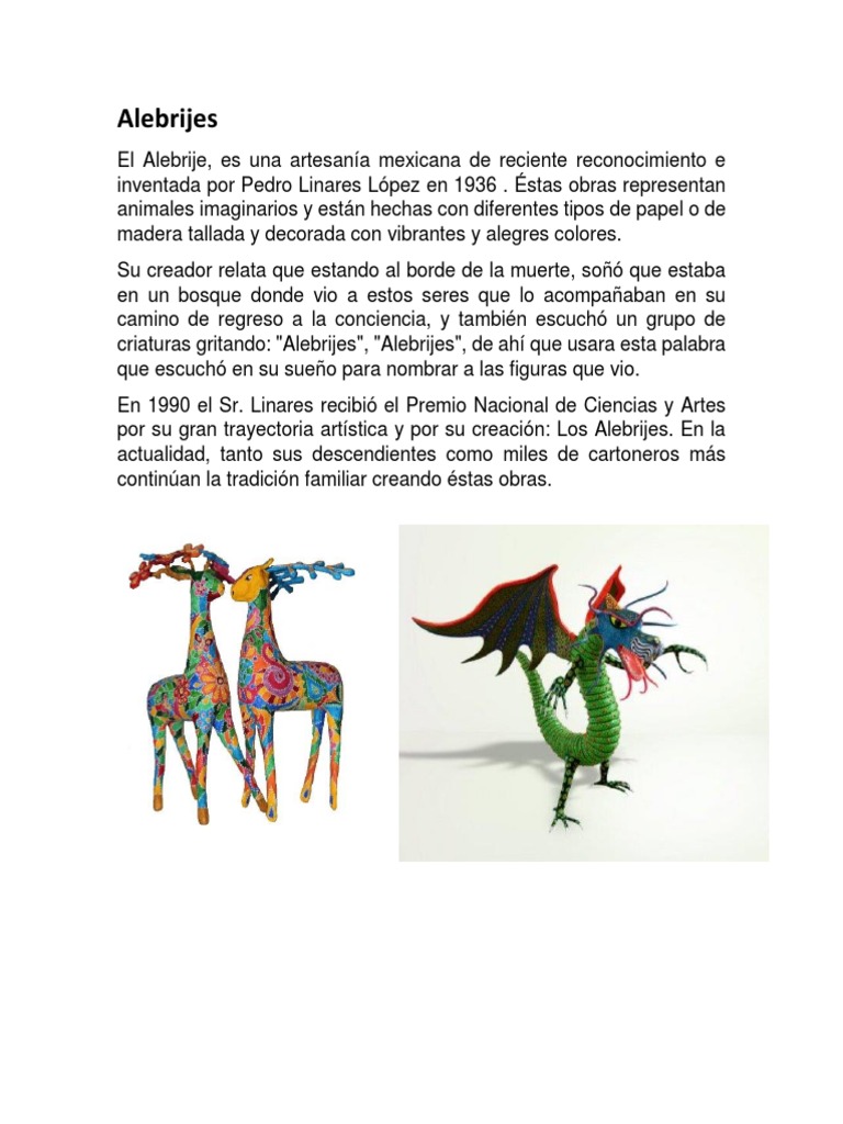 Historia y leyenda de los alebrijes | PDF