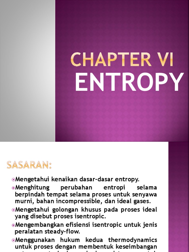 Entropy | PDF | Entropi | Panas
