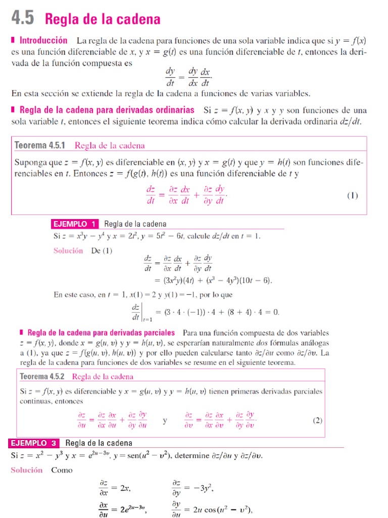 Regla de La Cadena-Derivadas | PDF