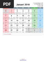 Kalender Lengkap 1993 dengan Weton | PDF