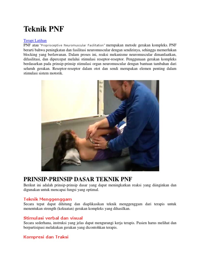 Teknik PNF | PDF