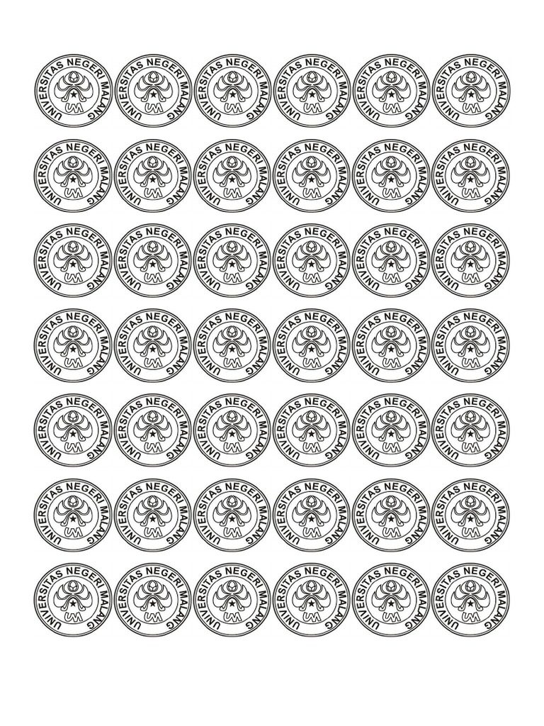 LOGO UM Hitam Putih | PDF