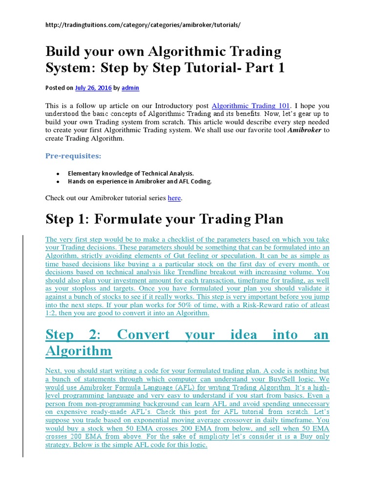Belajar AFL Yuuk.. | PDF | Technical Analysis | Algorithmic Trading