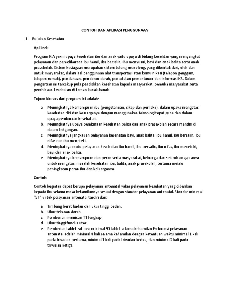Ars Contoh Dan Aplikasi | PDF