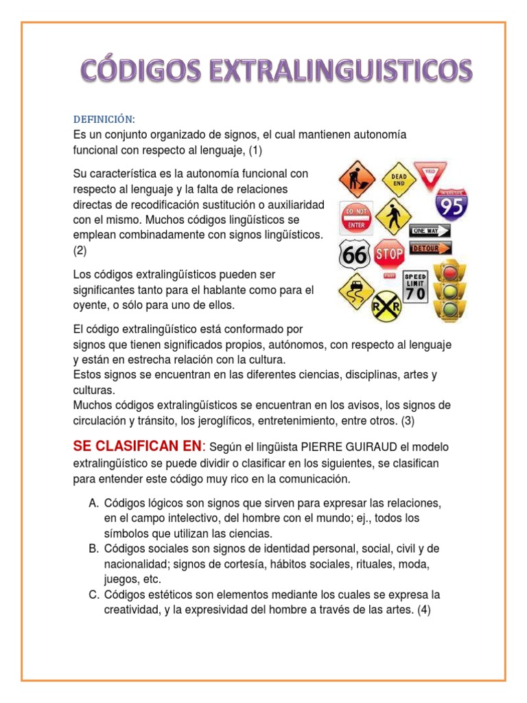Lenguaje Extra Linguistico | PDF | Lingüística | Comunicación