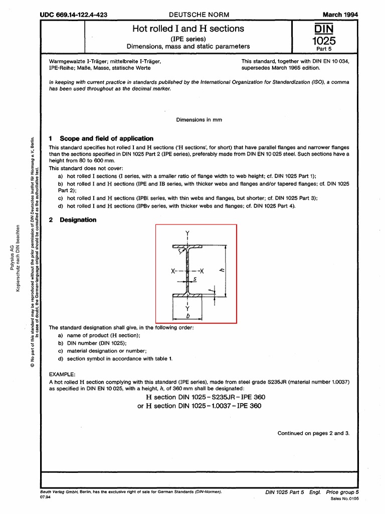 Ipe 600 | PDF | Engineering Tolerance | Rolling (Metalworking)