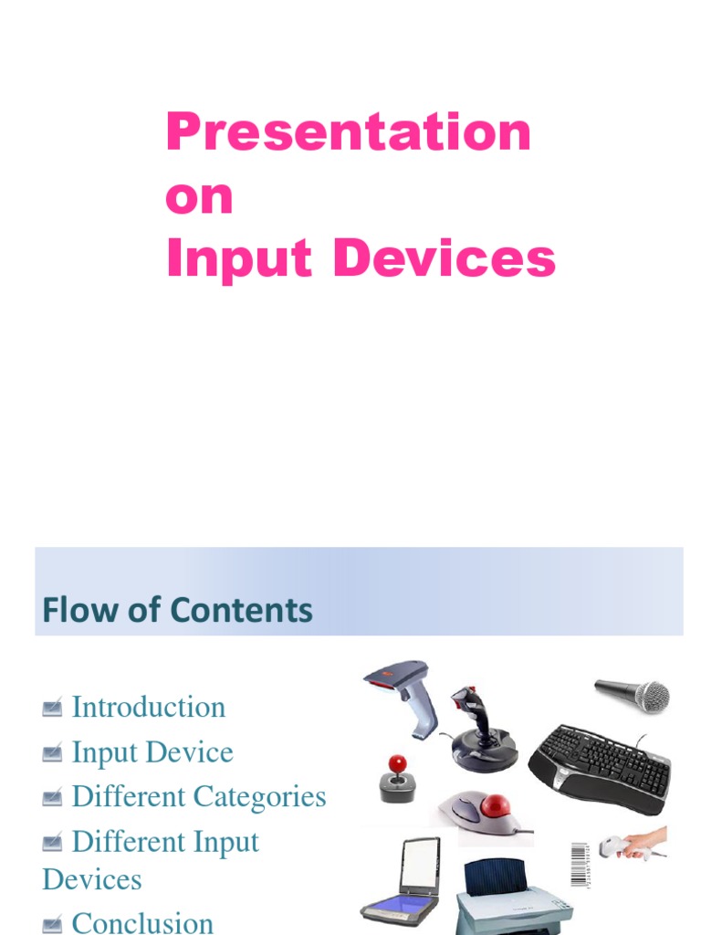 Input Devices | PDF | Computer Keyboard | Input/Output