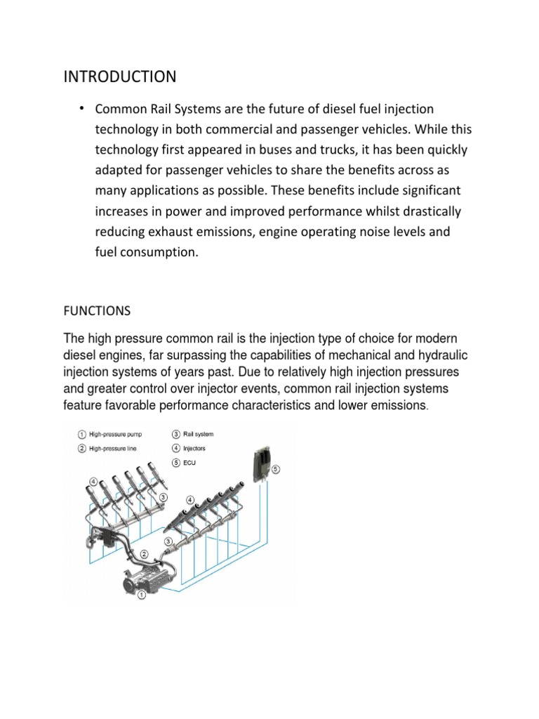 Common Rail Diesel Injection Systems Explained | PDF | Fuel Injection ...