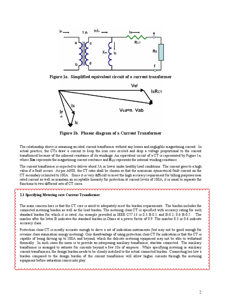 Working of Auxiliary CT | PDF | Transformer | Power Engineering