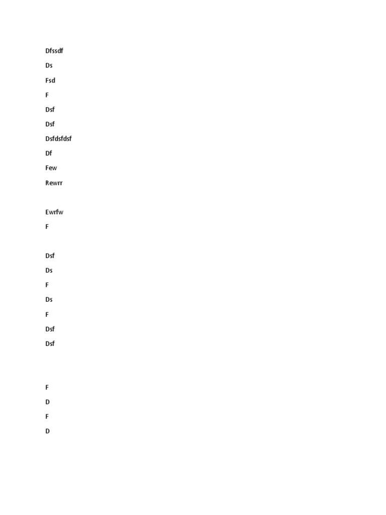 DFSSDF Ds FSD F DSF DSF DSFDSFDSF DF Few Rewrr | PDF