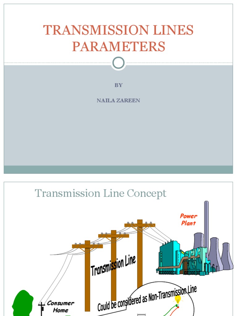 Transmission Line Parameteres | PDF | Electric Power Transmission ...