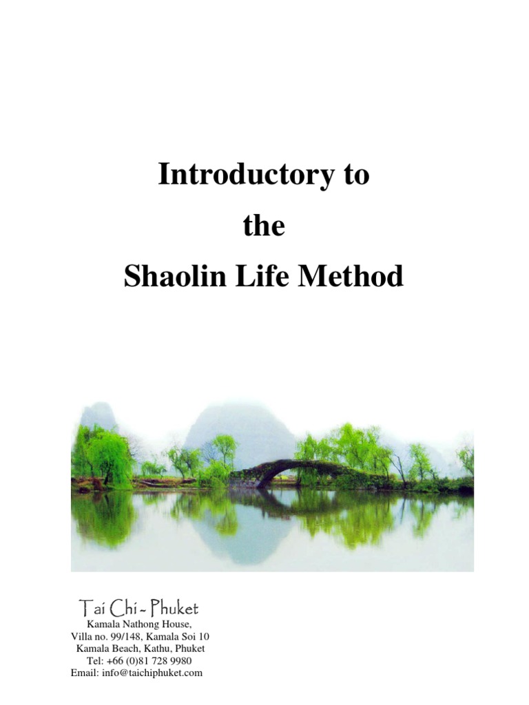 Shaolin Life Method: A Holistic Approach | PDF | Qigong | Tai Chi