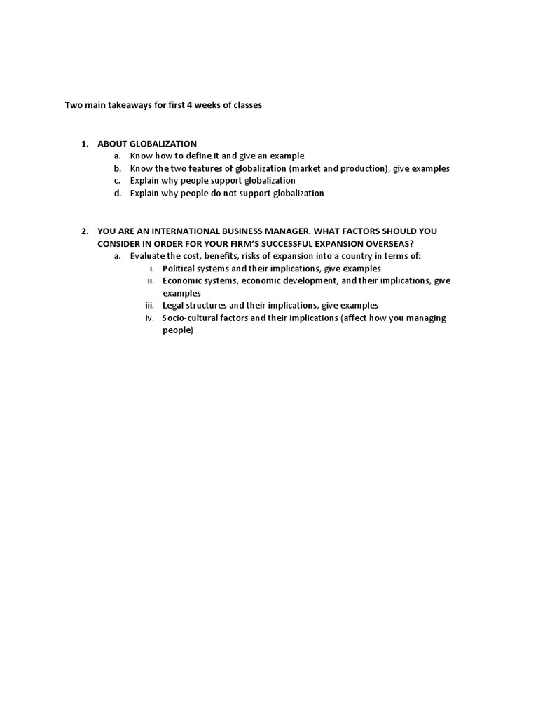 Two Main Points | PDF