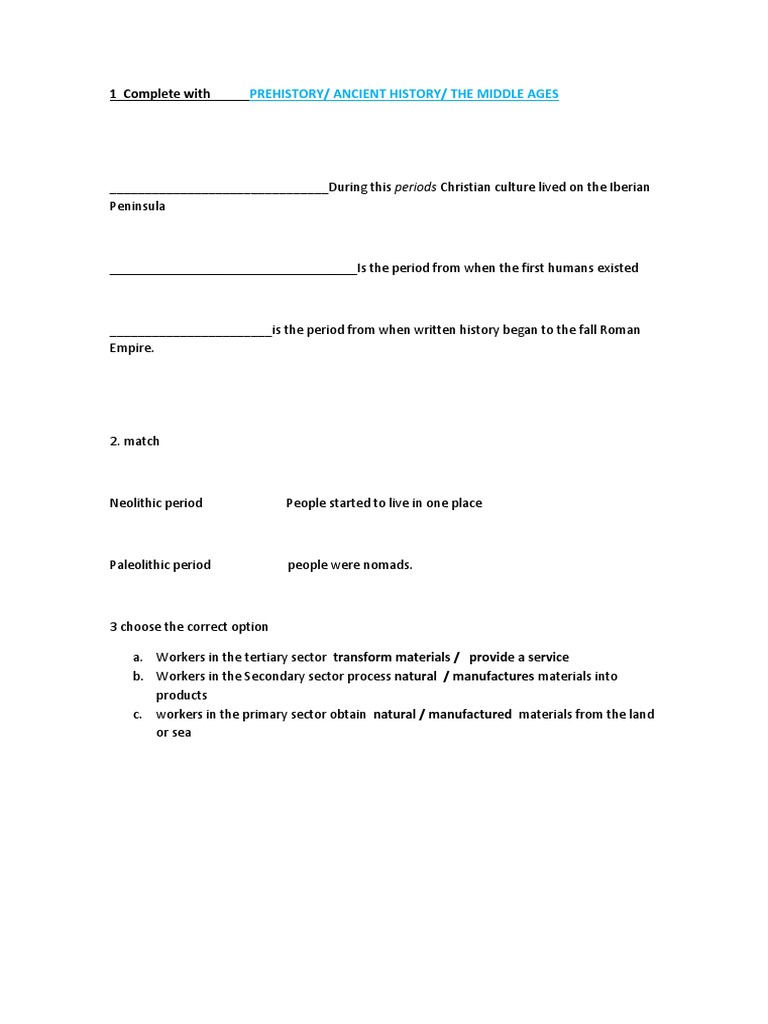 TEMA 8 Complete With PREHISTORY | PDF | Social Science