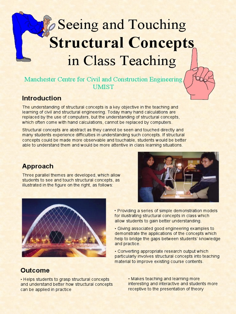 Structural Concepts: Seeing and Touching in Class Teaching | Download Free PDF | Bending | Beam ...