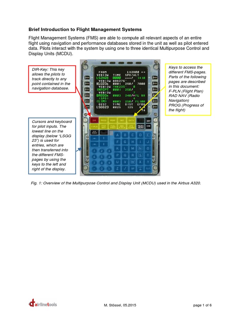 Handout FMS AT PDF | PDF | Aviation | Aerospace Engineering