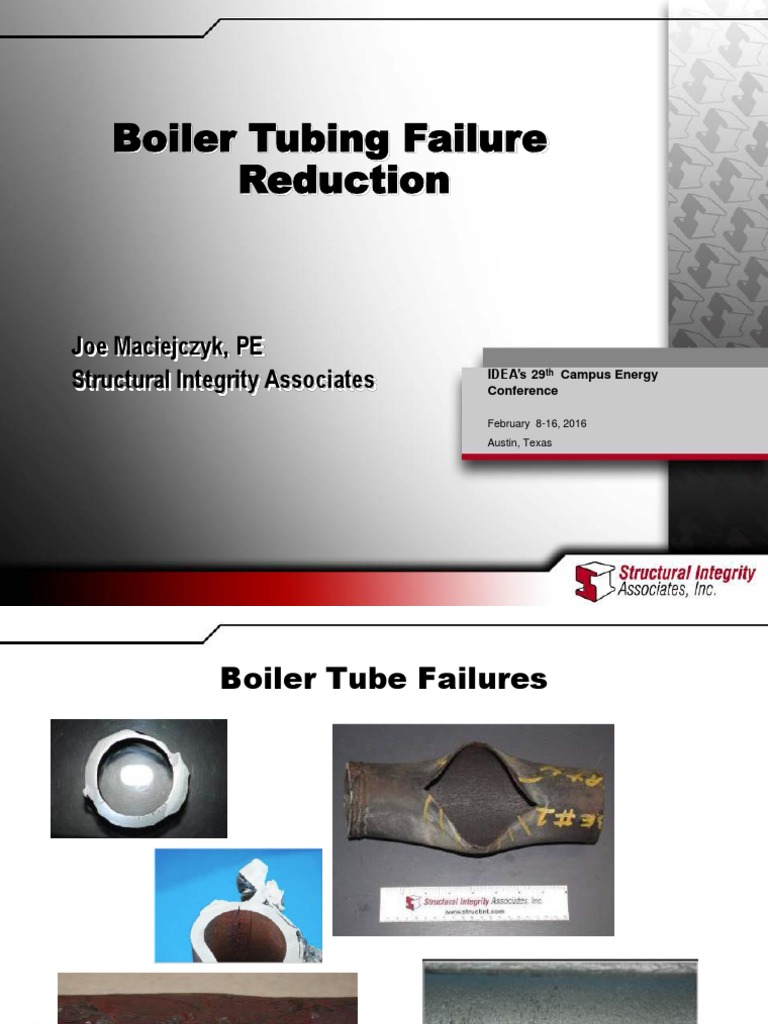 Boiler Tubing Failure Reduction - Structural Integrity Associates | PDF ...