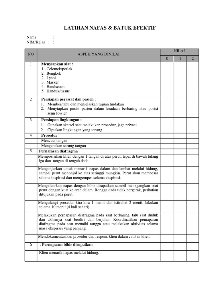 Tools Batuk Efektif-1 | PDF