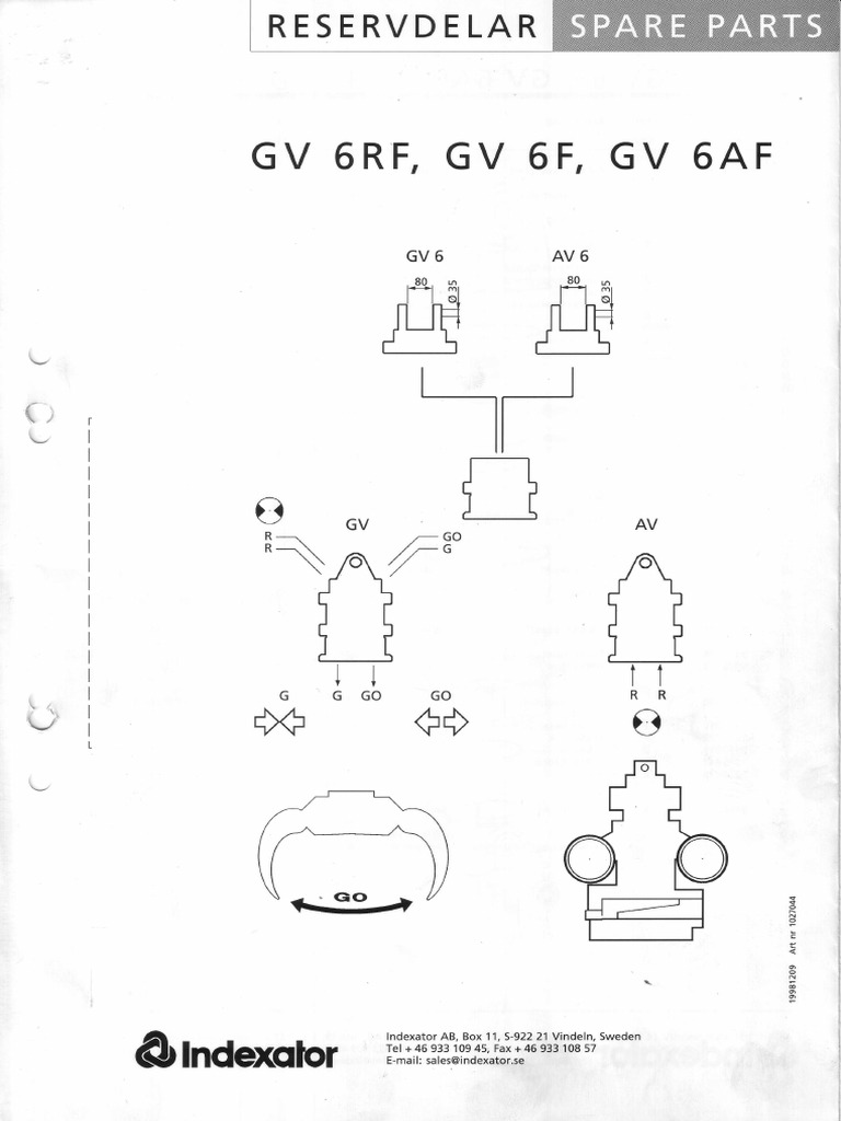 Rotator Indexator GV6 | PDF