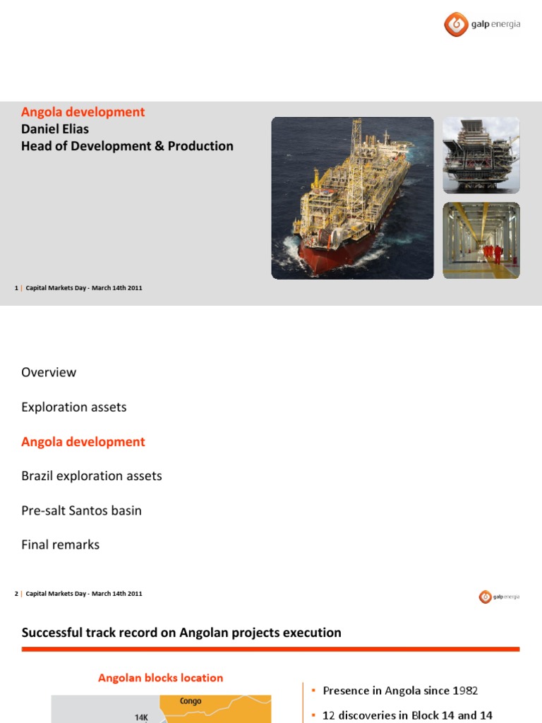 Block 14, Angola Development | PDF | Natural Gas | Liquefied Natural Gas