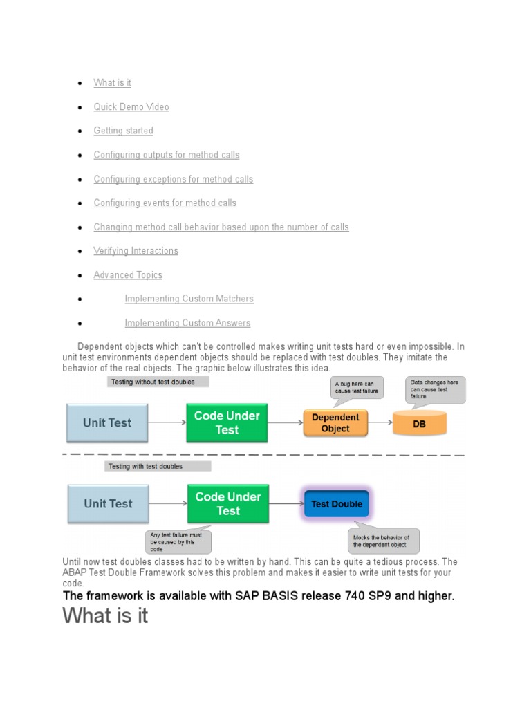 ABAP Unit Test Classes | PDF | Class (Computer Programming) | Method ... ABAP Unit Test Classes | PDF | Class (Computer Programming) | Method ...