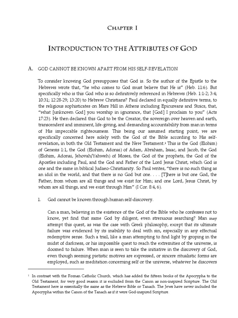 An In-Depth Exploration of God's Nature: Understanding God Through His ...