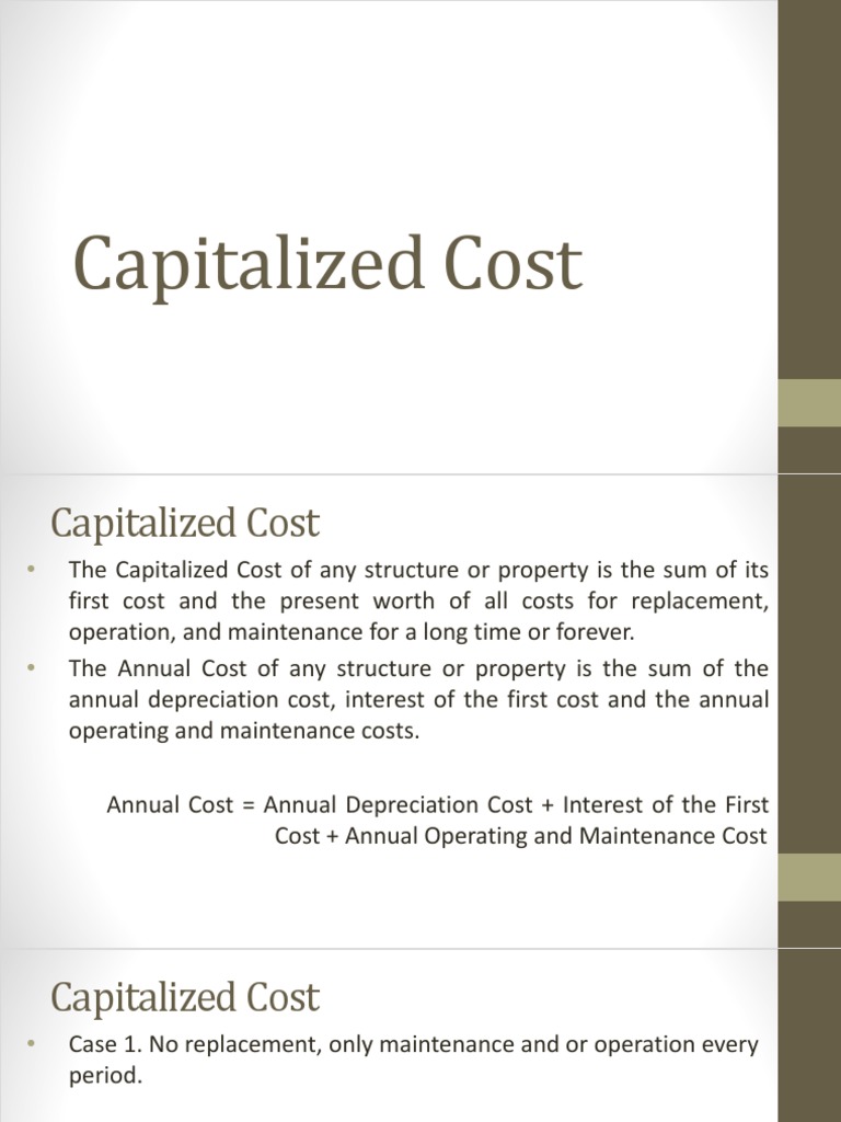 4 Capitalized Cost Bond | PDF | Bonds (Finance) | Limited Liability Company