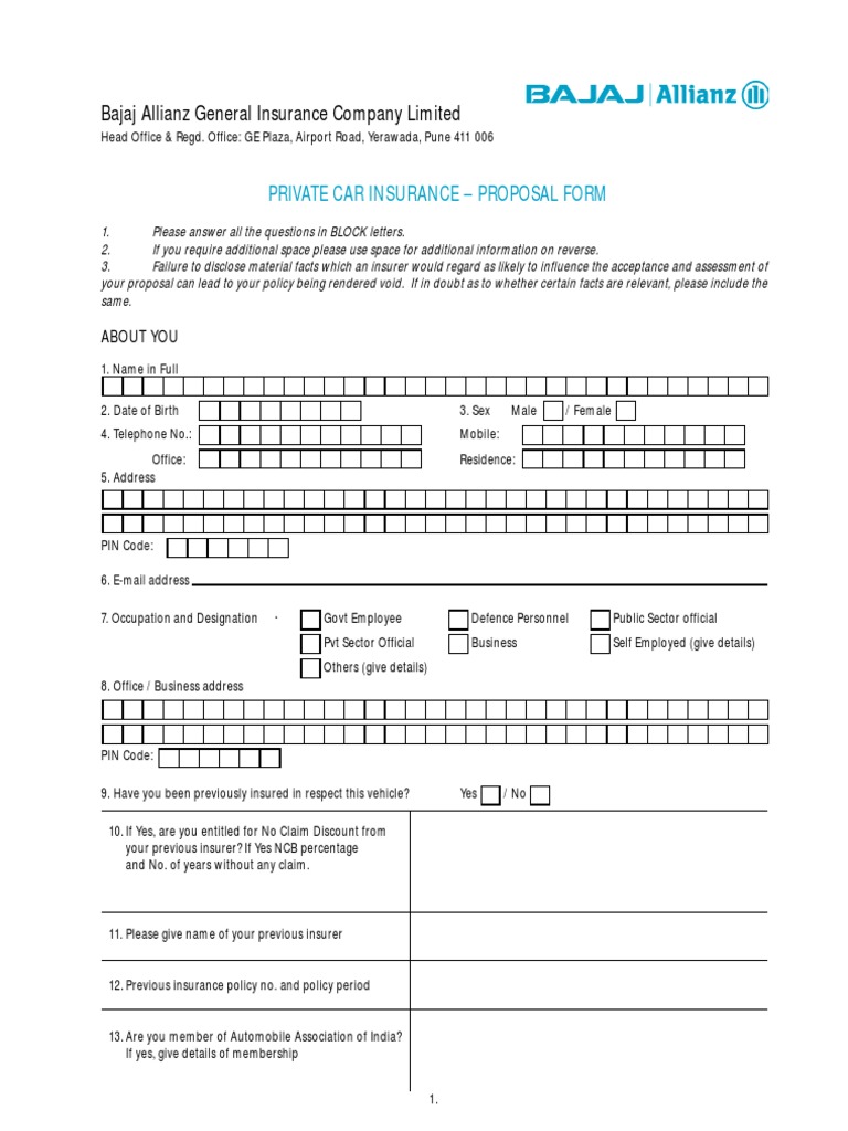 PVT Car Proposal | PDF | Vehicle Insurance | Insurance